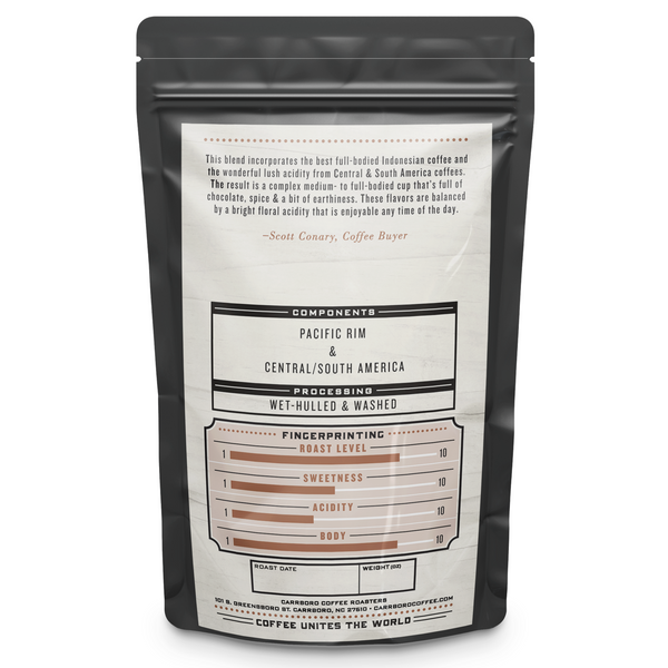 Blue Ridge Blend – Carrboro Coffee Roasters