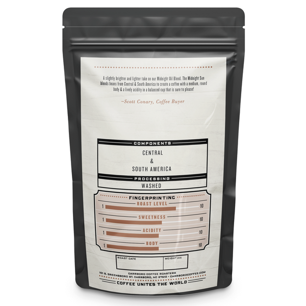 Midnight Sun Blend – Carrboro Coffee Roasters
